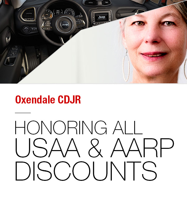 USAA-AARP | New Car Discounts Cottonwood, AZ | Oxendale Chrysler Dodge ...
